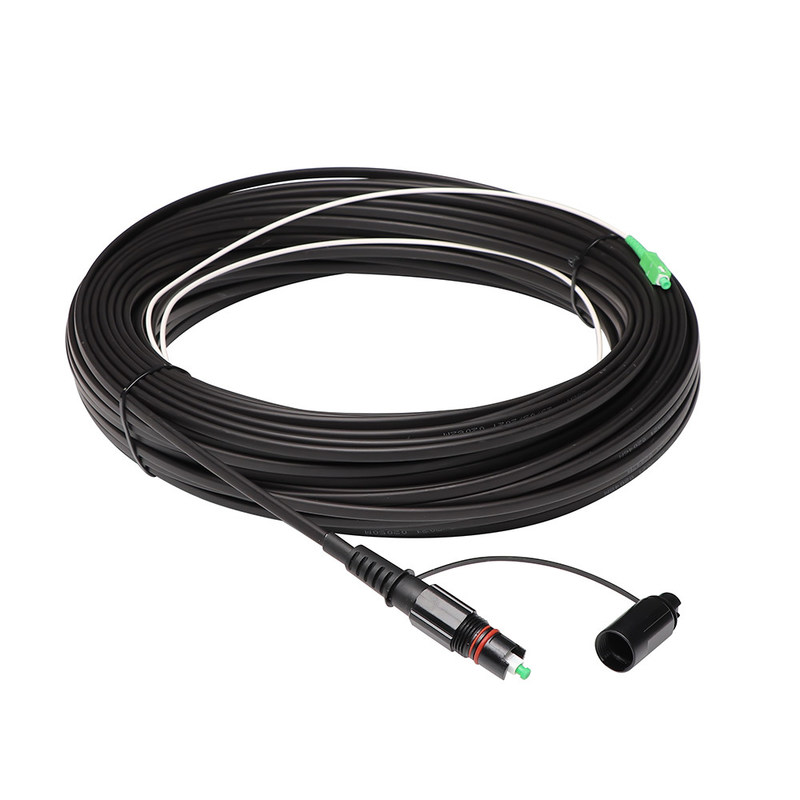 Pre-Connectorized OptiTap to SC/APC Drop Cable Hardened Corning OptiTap ...