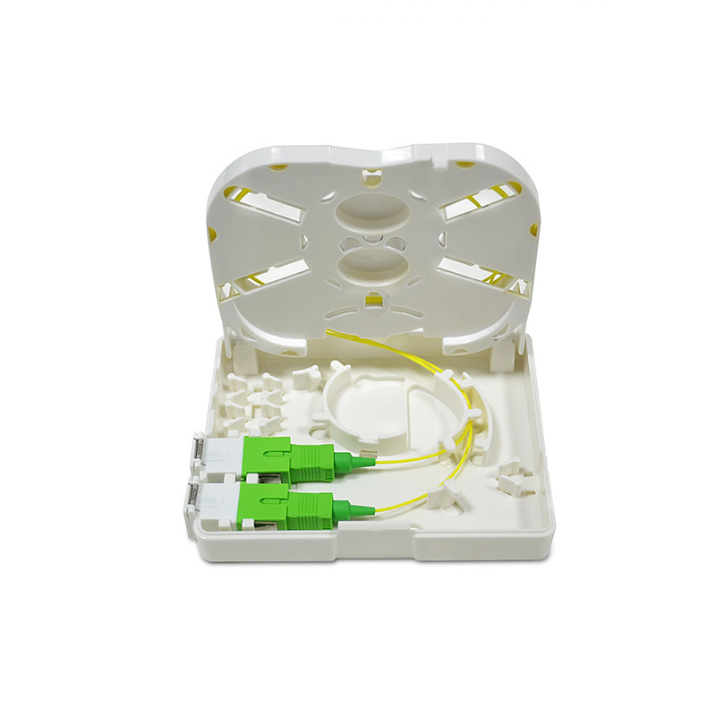 FTTH fiber terminal box 2 core with SC shutter adapter optical ...