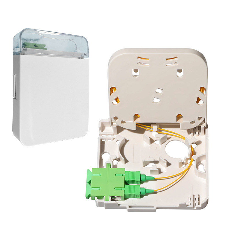 FTTH 1 Port Socket Fiber Mini SC Type Box Fiber Optic Wall Socket Panel