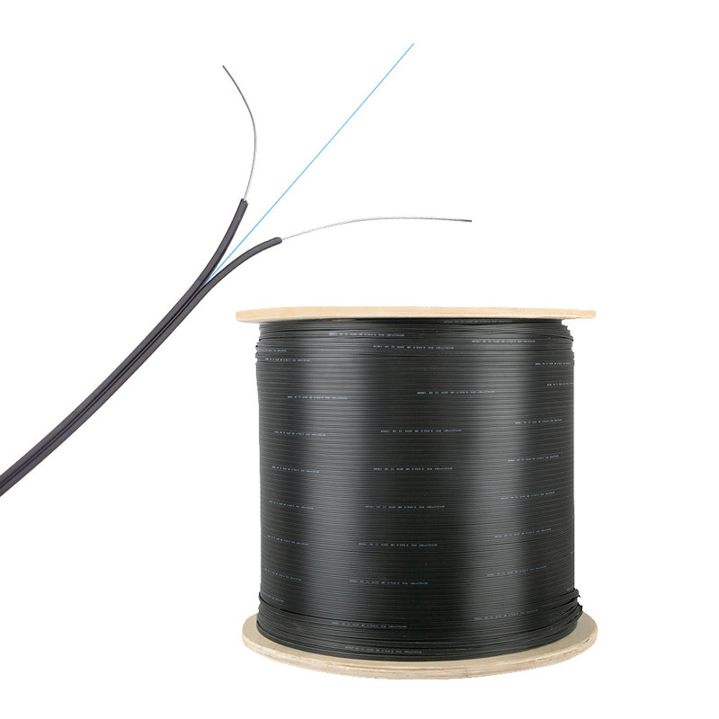 Factory Price 1 2 core FTTH Fiber Optical Drop Cable 1km Price ftth ...