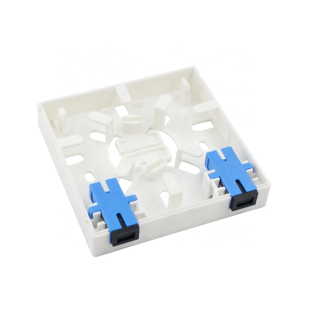 DYS 2 Cores fiber optic FTTH Terminal Box socket panel