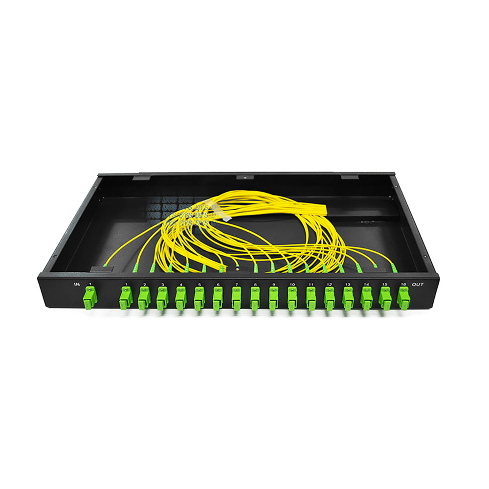 1x16 1x32 1x64 Port 1RU Rack mounted fiber optical patch panel 19 inch ...