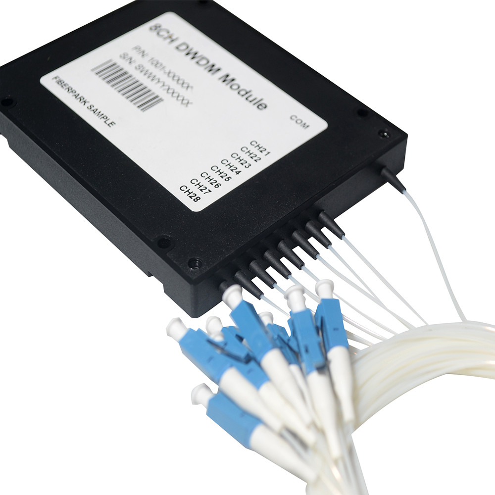High density 8 channel 100G DWDM MUX DEMUX module for 5G data center ...