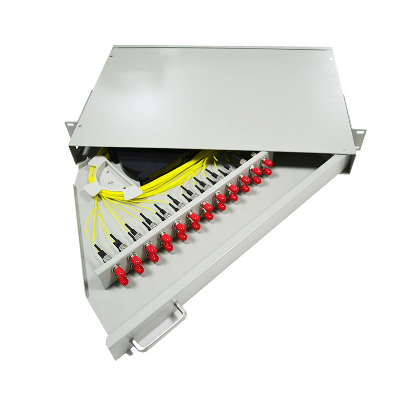 FTTH 12-24 Port ST / SC / FC / LC حامل حامل ربط الألياف البصرية لوحة ...