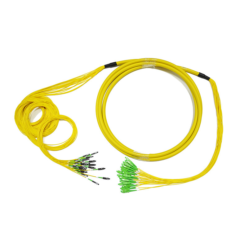 2M 24 Core SM Single Mode MU-SC/APC Pre-Terminated Cable fibre optic ...