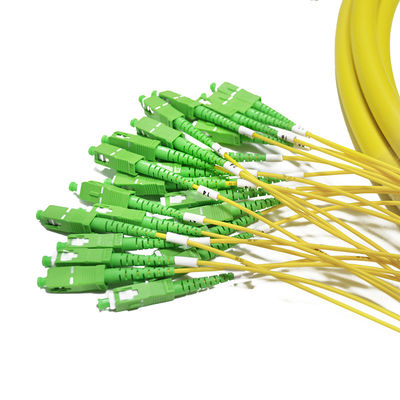 2M 24 Core SM Single Mode MU-SC/APC Pre-Terminated Cable fibre optic ...